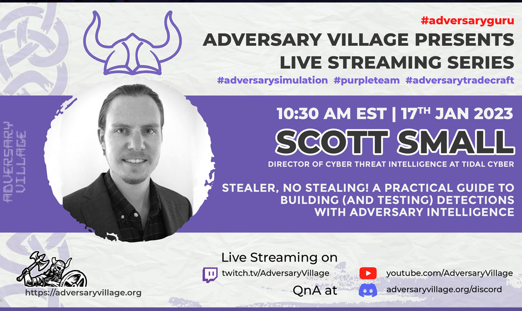 Scott Small | Live Stream Series | Adversary Village
